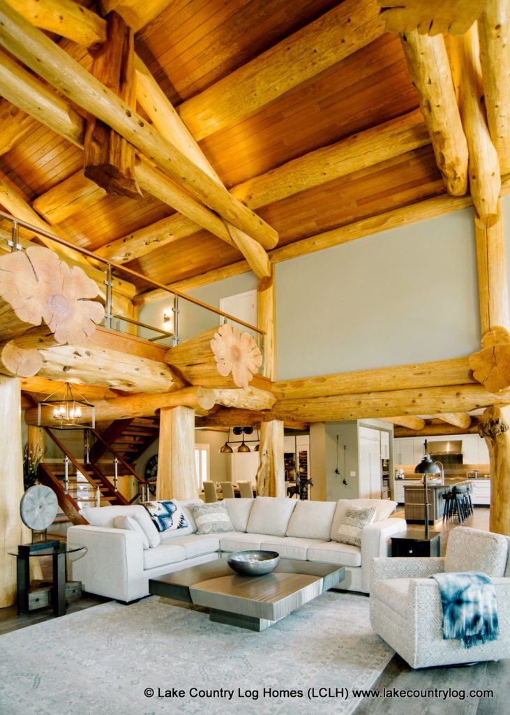 Interior Photos of Log and Timber Frame Homes