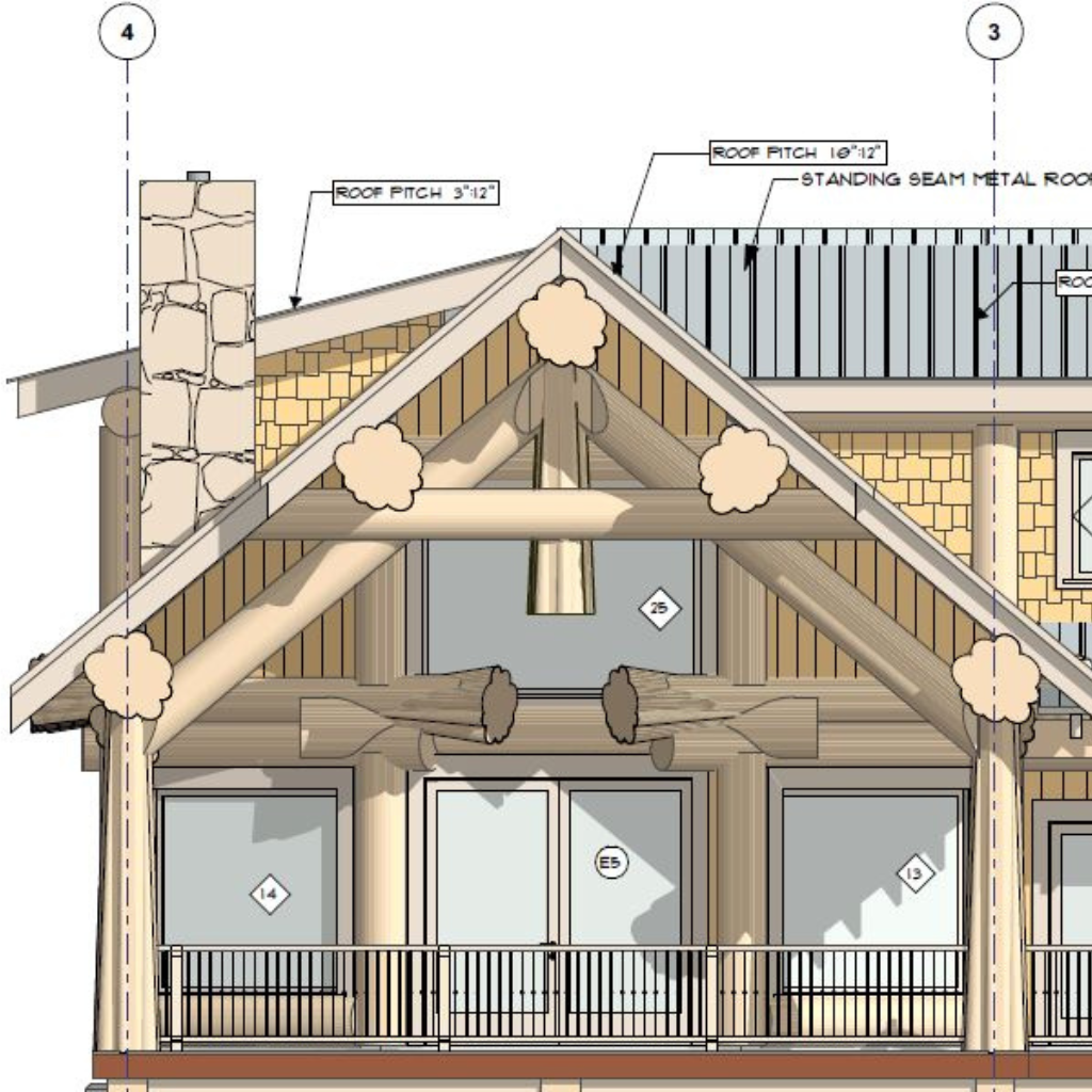 Building a Log or Timber Frame Home with Lake Country