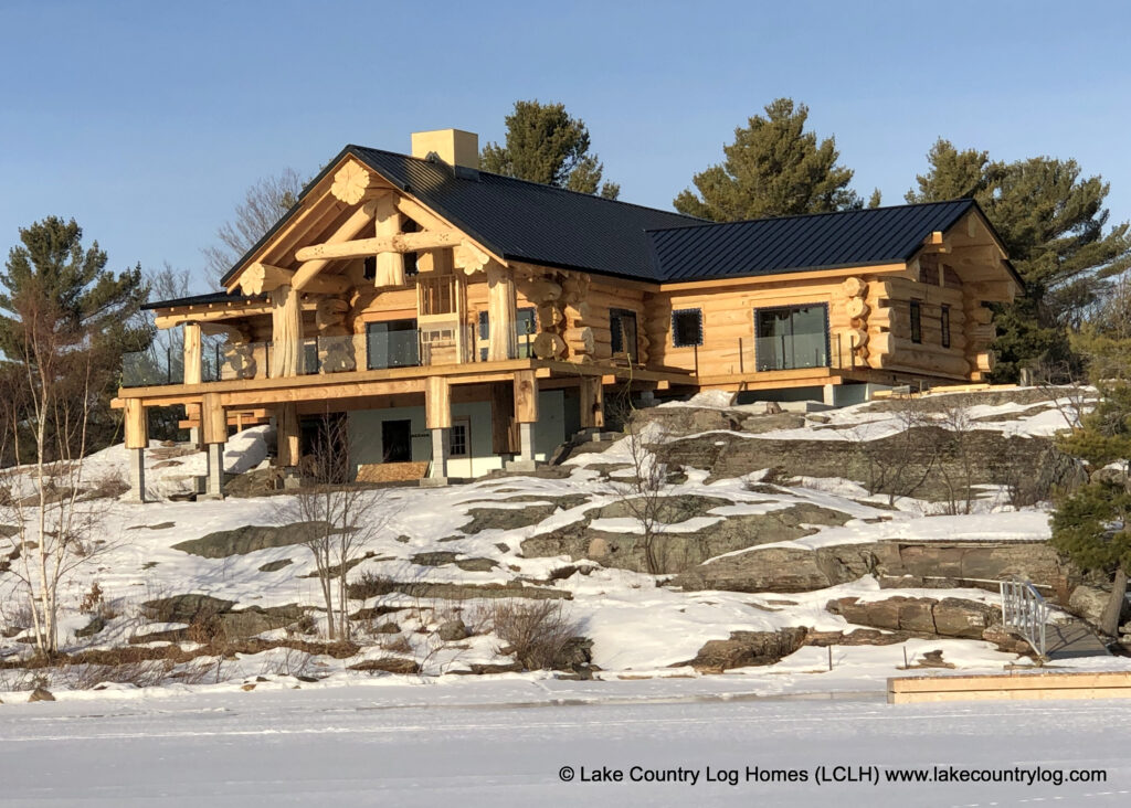 Custom Handcrafted Log Homes - Lake Country Log Homes