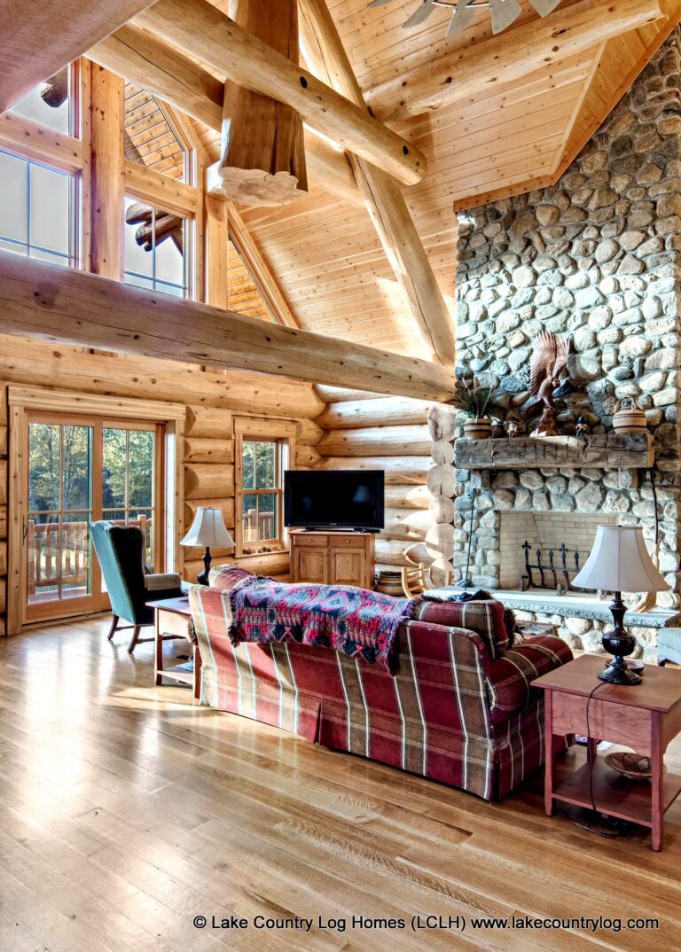 Custom Handcrafted Log Homes - Lake Country Log Homes