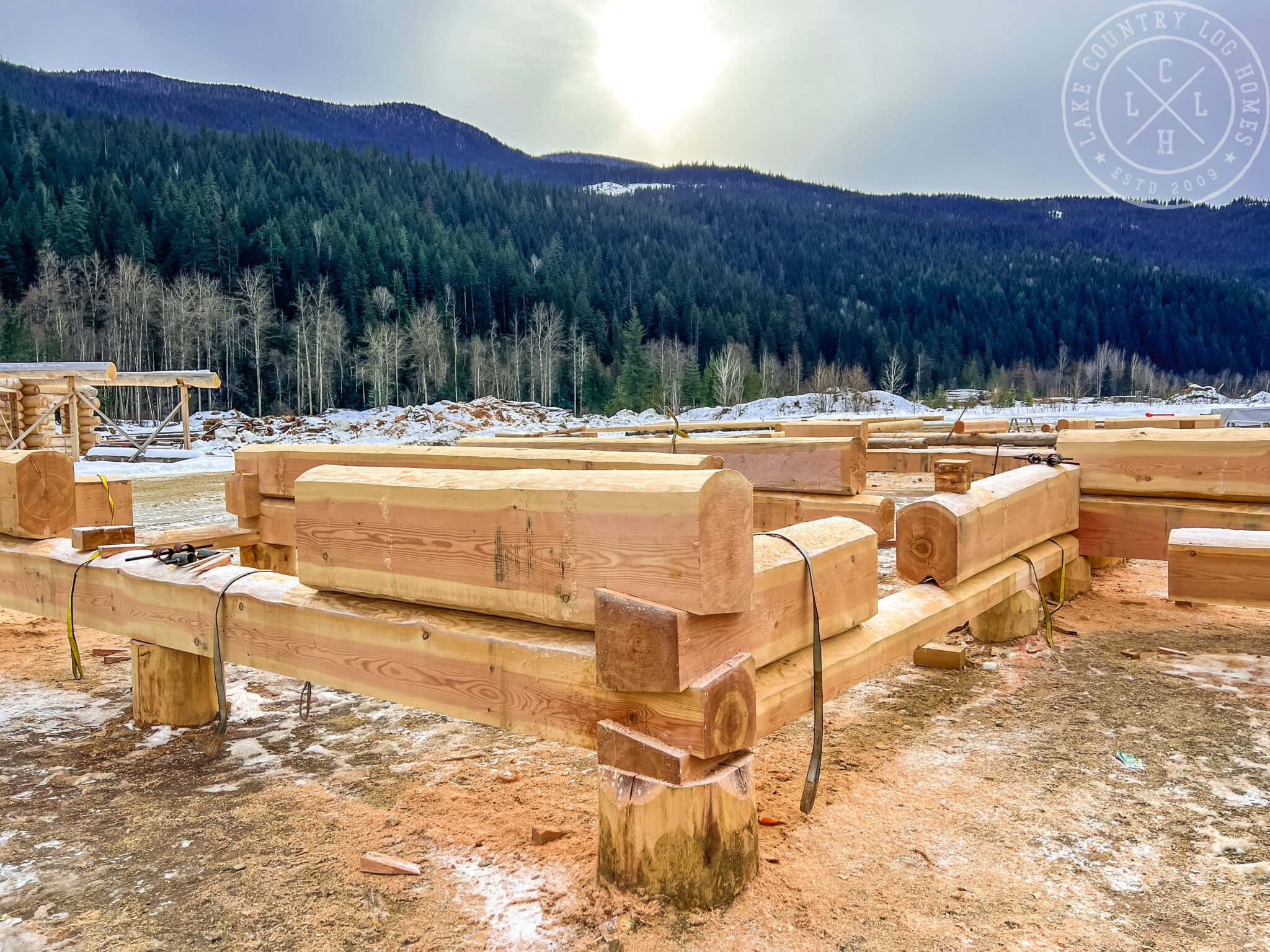 Lake Country Builds Dovetail Log Home in Revelstoke, British Columbia