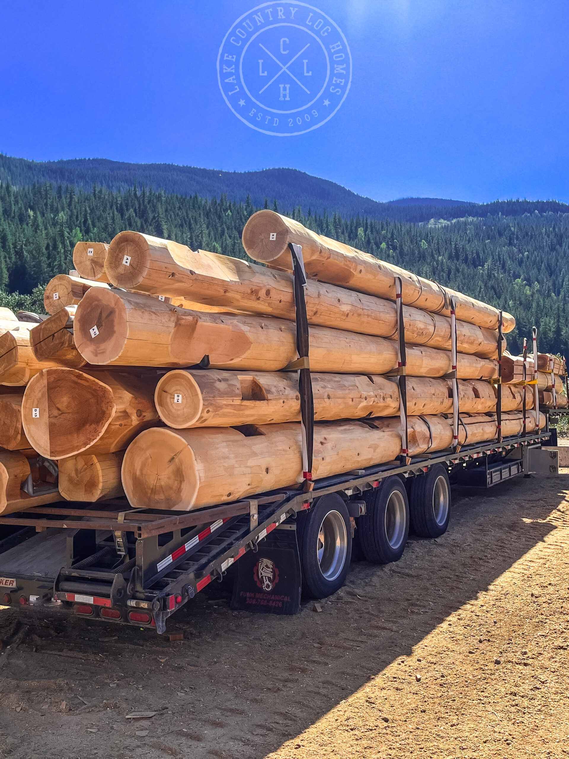 Lake Country Log Homes Builds in Crawford Bay, British Columbia