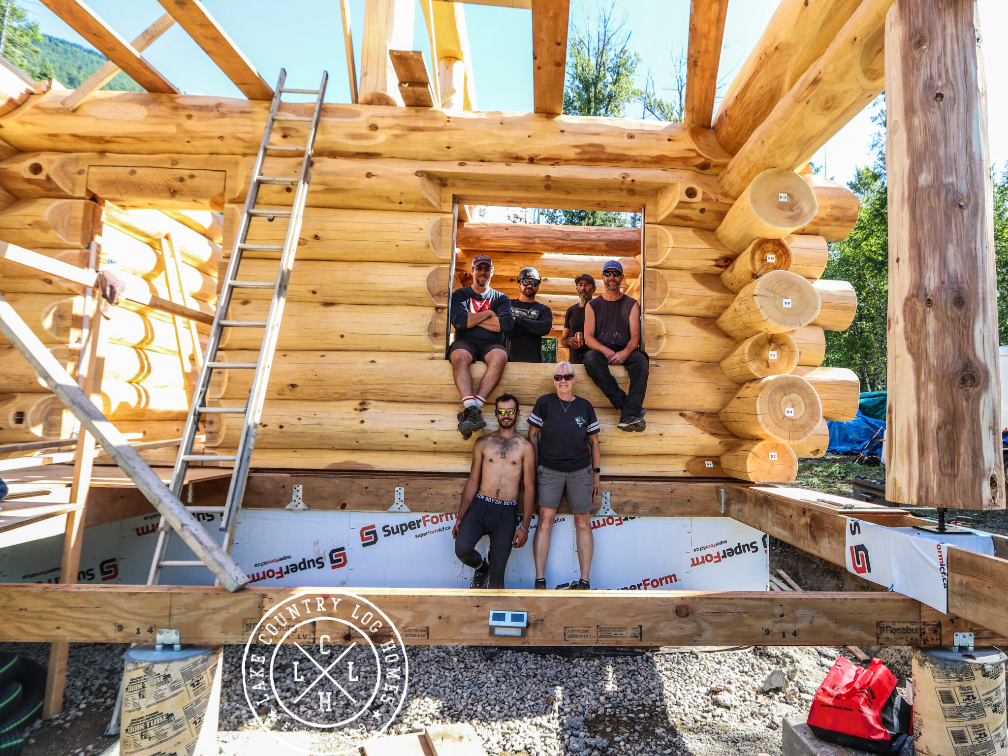 Lake Country Log Homes Builds in Crawford Bay, British Columbia