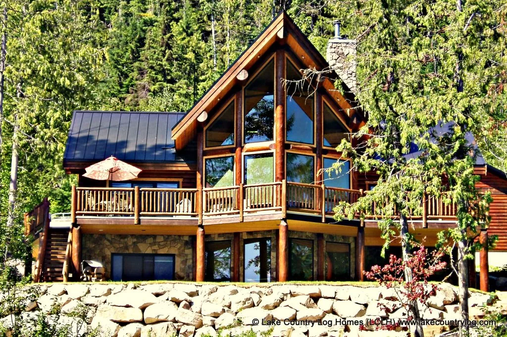 Custom Handcrafted Log Homes - Lake Country Log Homes