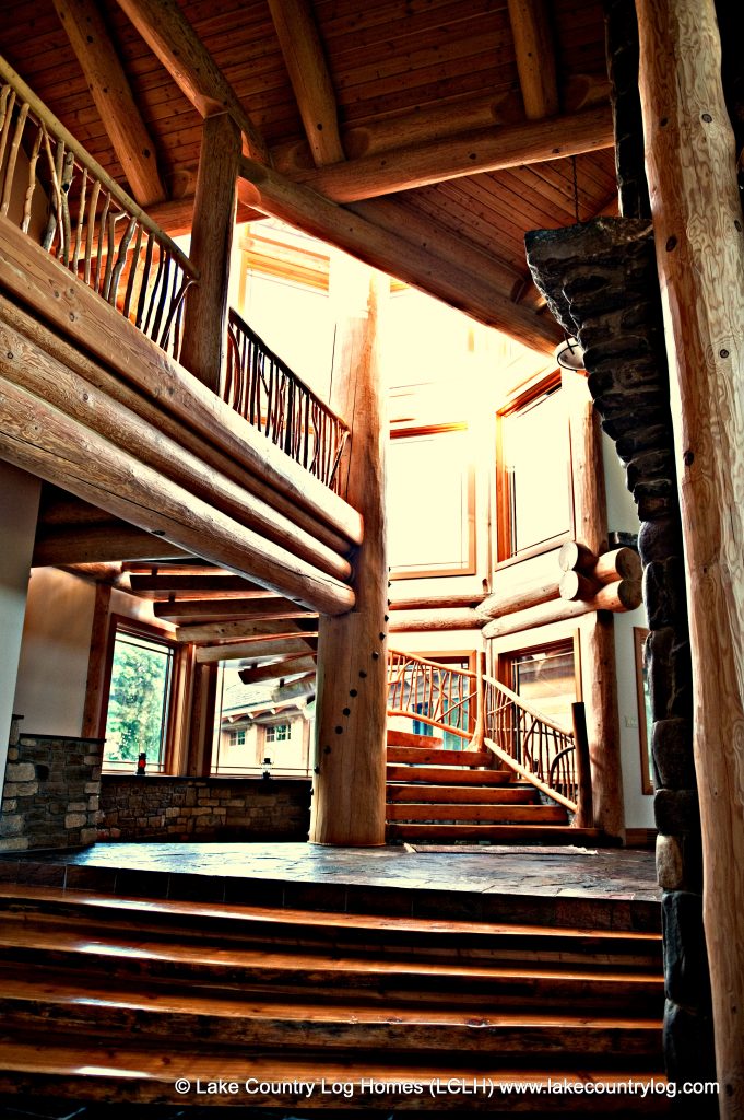 Interior Photos of Log and Timber Frame Homes