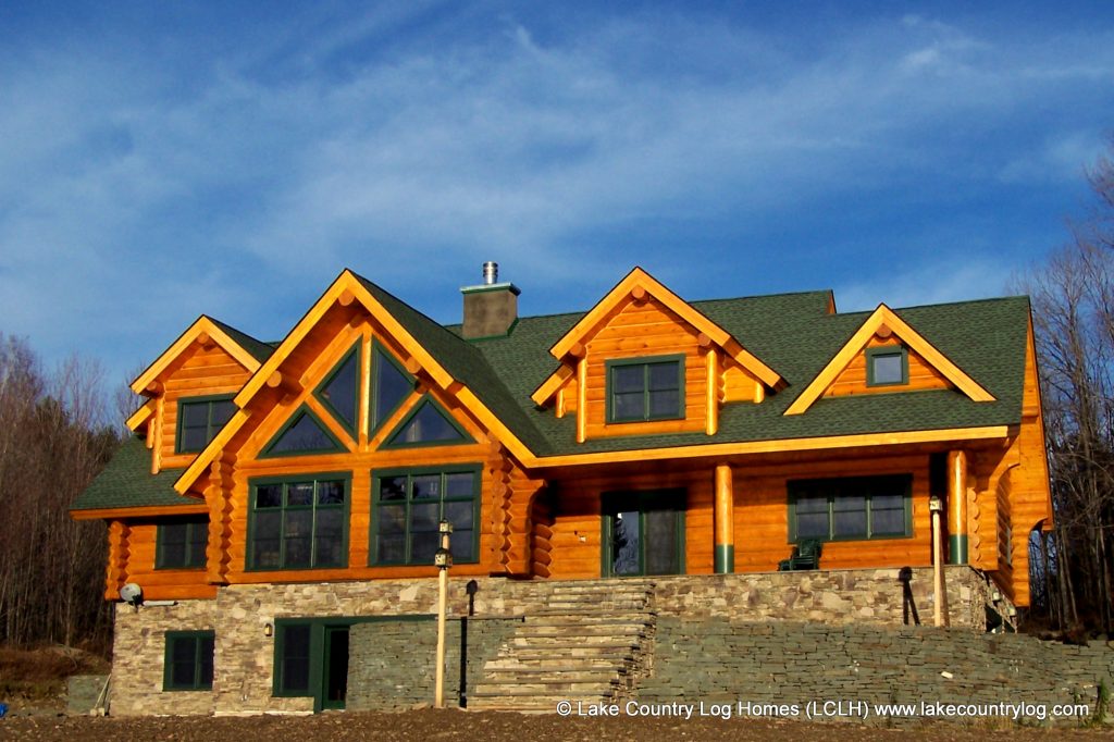 Custom Handcrafted Log Homes - Lake Country Log Homes