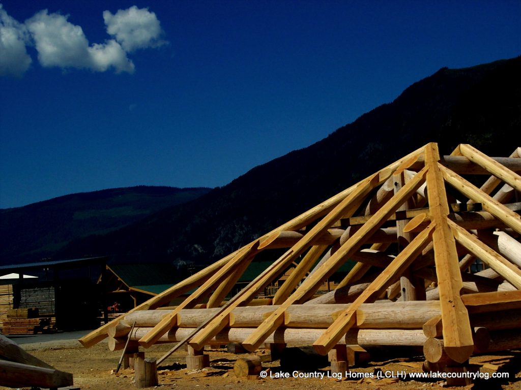Log Shed Roof Rafters