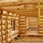 Custom Log and Timber Frame Homes During Construction