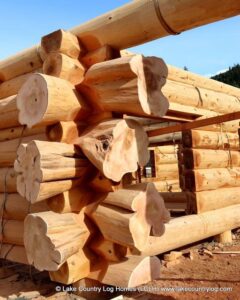 the Stanley's Beautiful Western Red Cedar Log Home