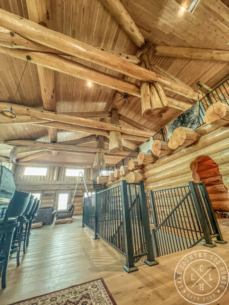 Custom Handcrafted Log Homes - Lake Country Log Homes