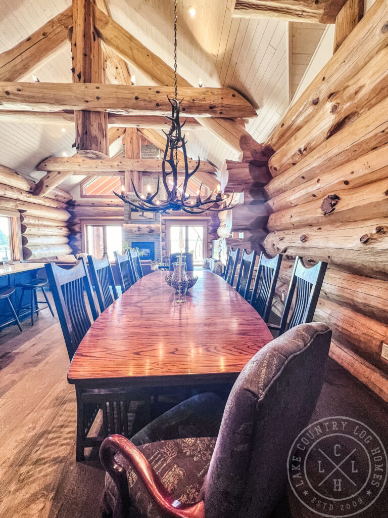 Custom Handcrafted Log Homes - Lake Country Log Homes