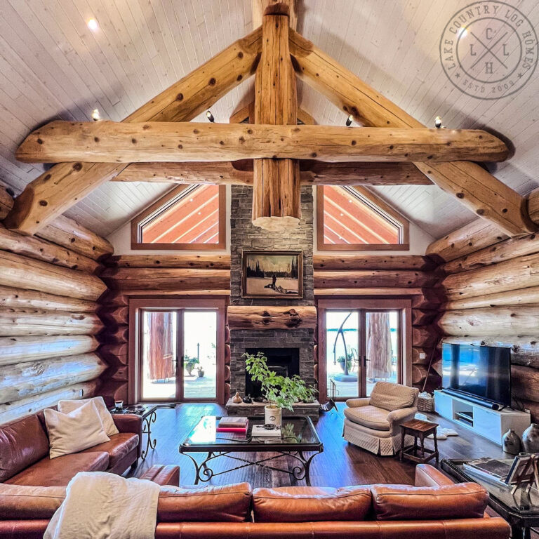 Custom Handcrafted Log Homes - Lake Country Log Homes