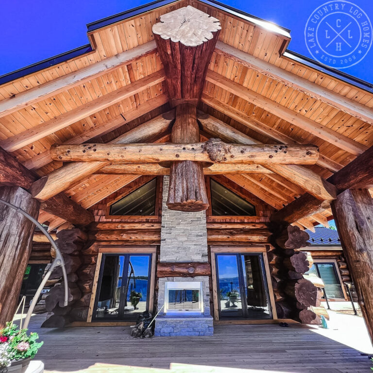 Custom Handcrafted Log Homes - Lake Country Log Homes