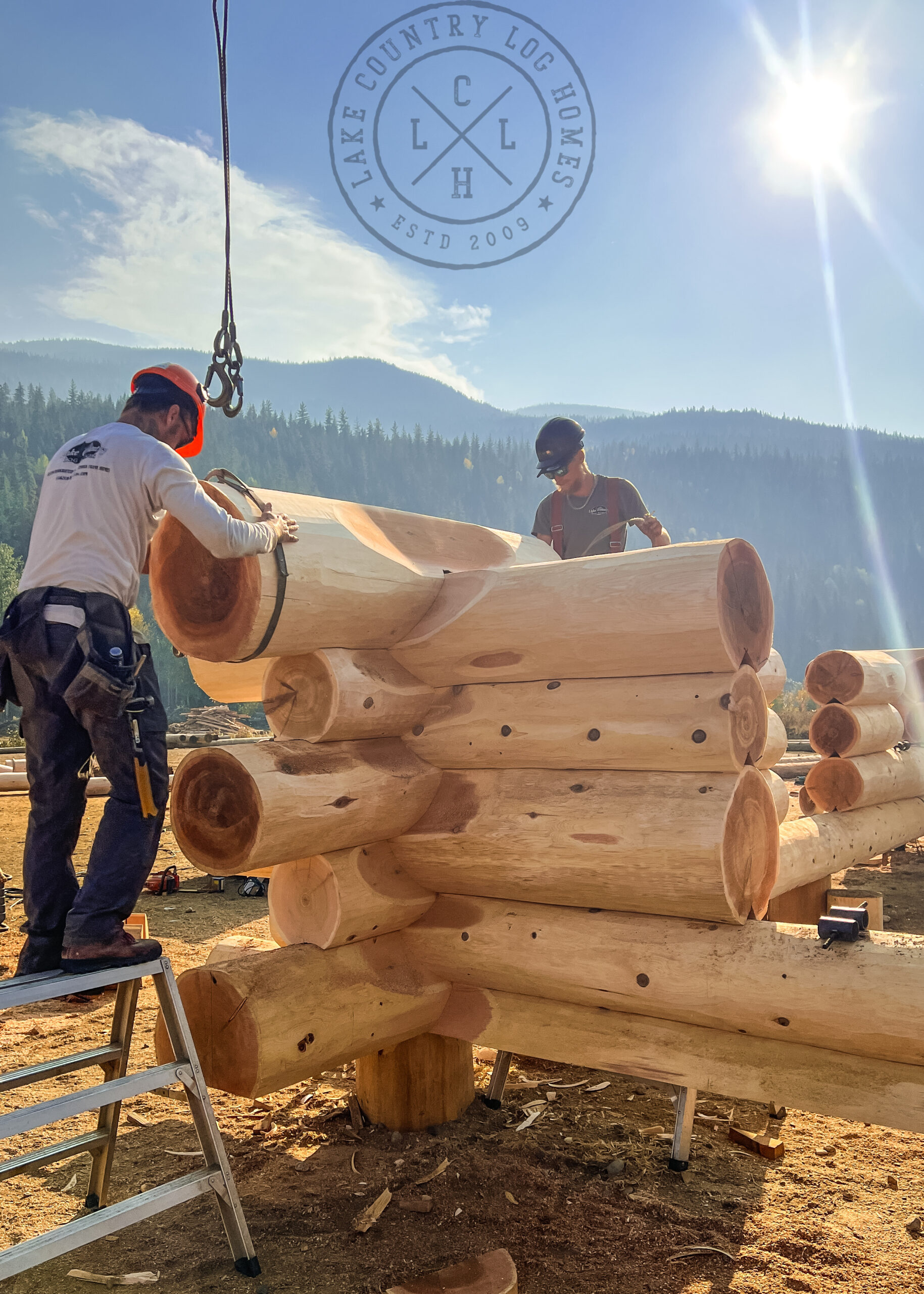 Lake Country Log Homes Builds in Oregon, USA