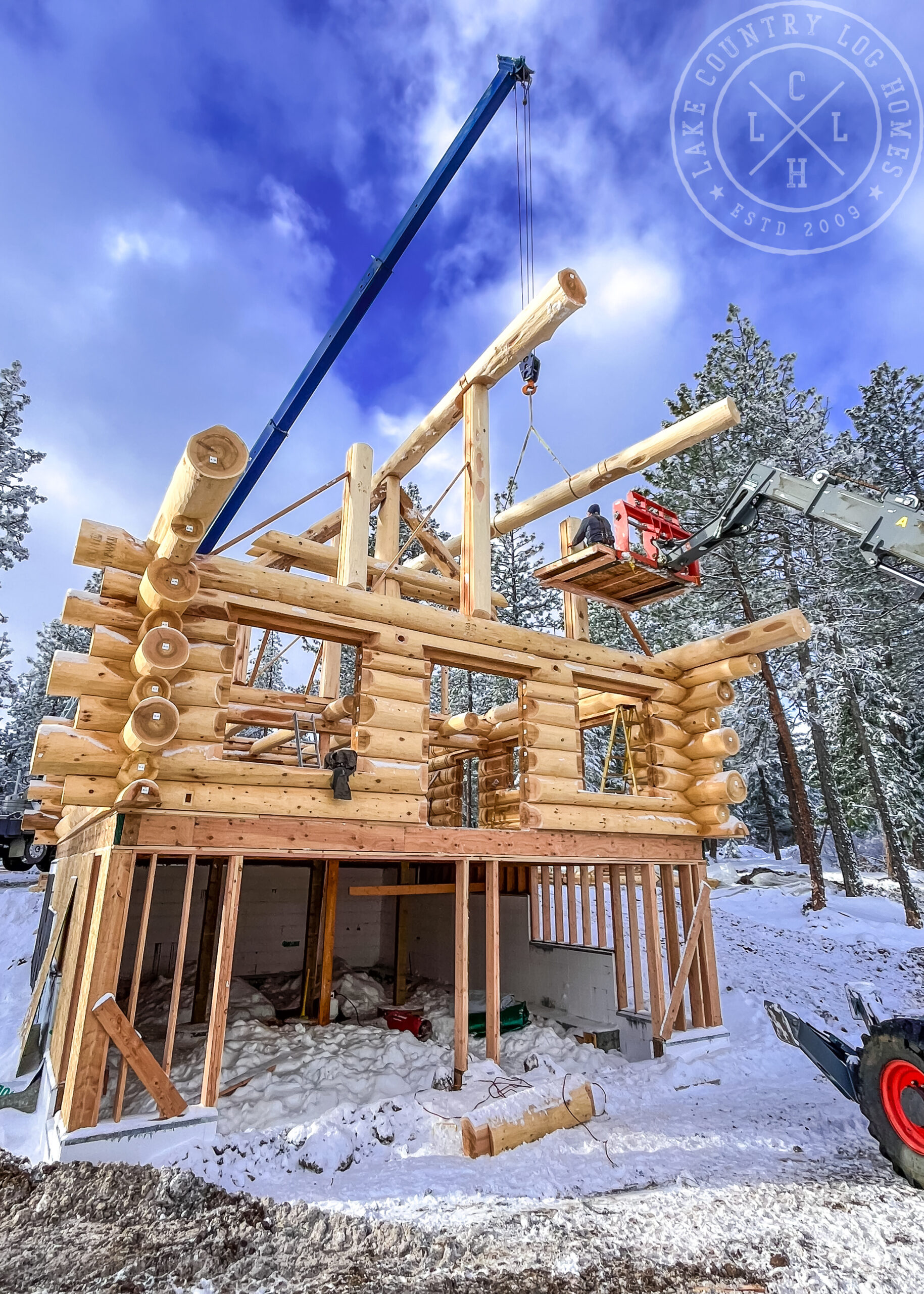 Lake Country Log Homes Builds in Oregon, USA